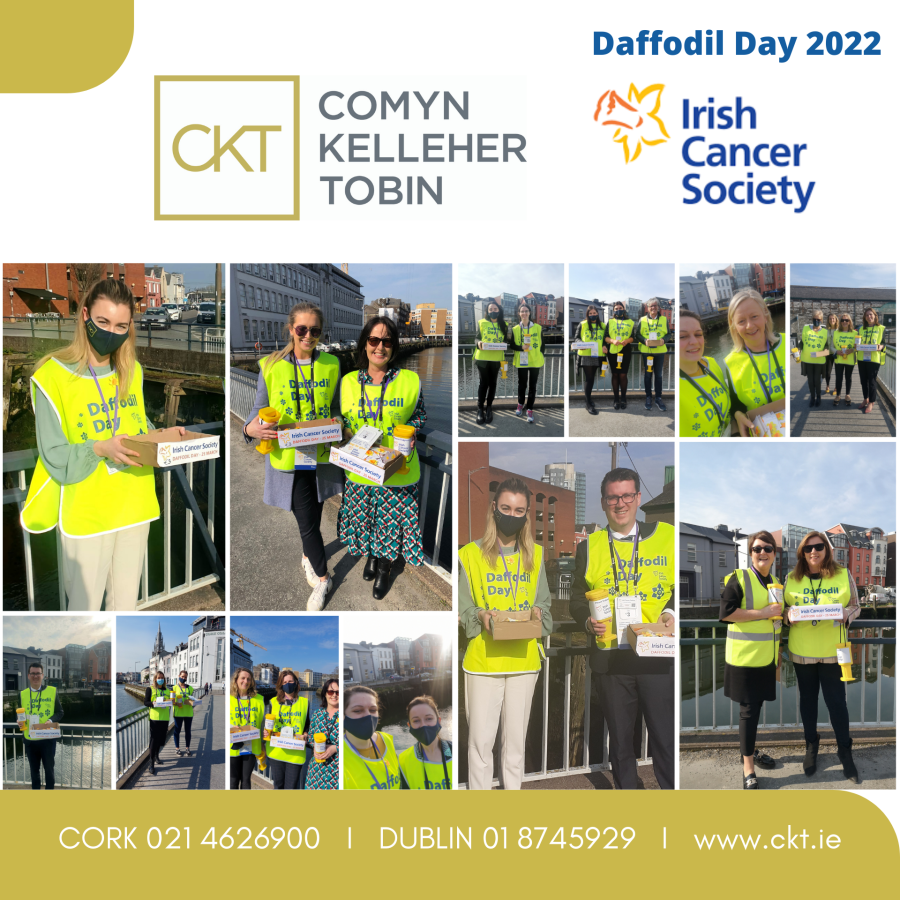 CKT Supporting Irish Cancer Society on Daffodil Day 2022 - CKT